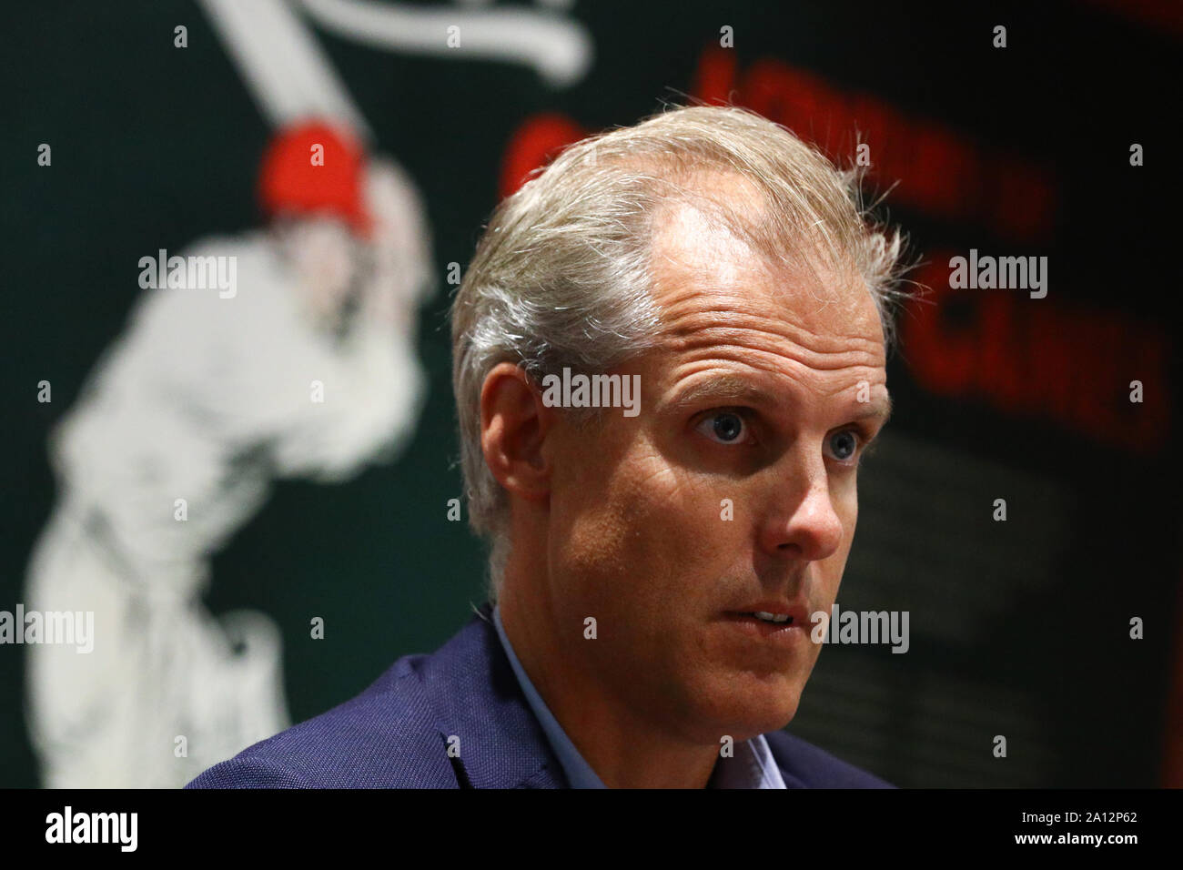 National Selector Ed Smith during the squad announcement at Lords ...