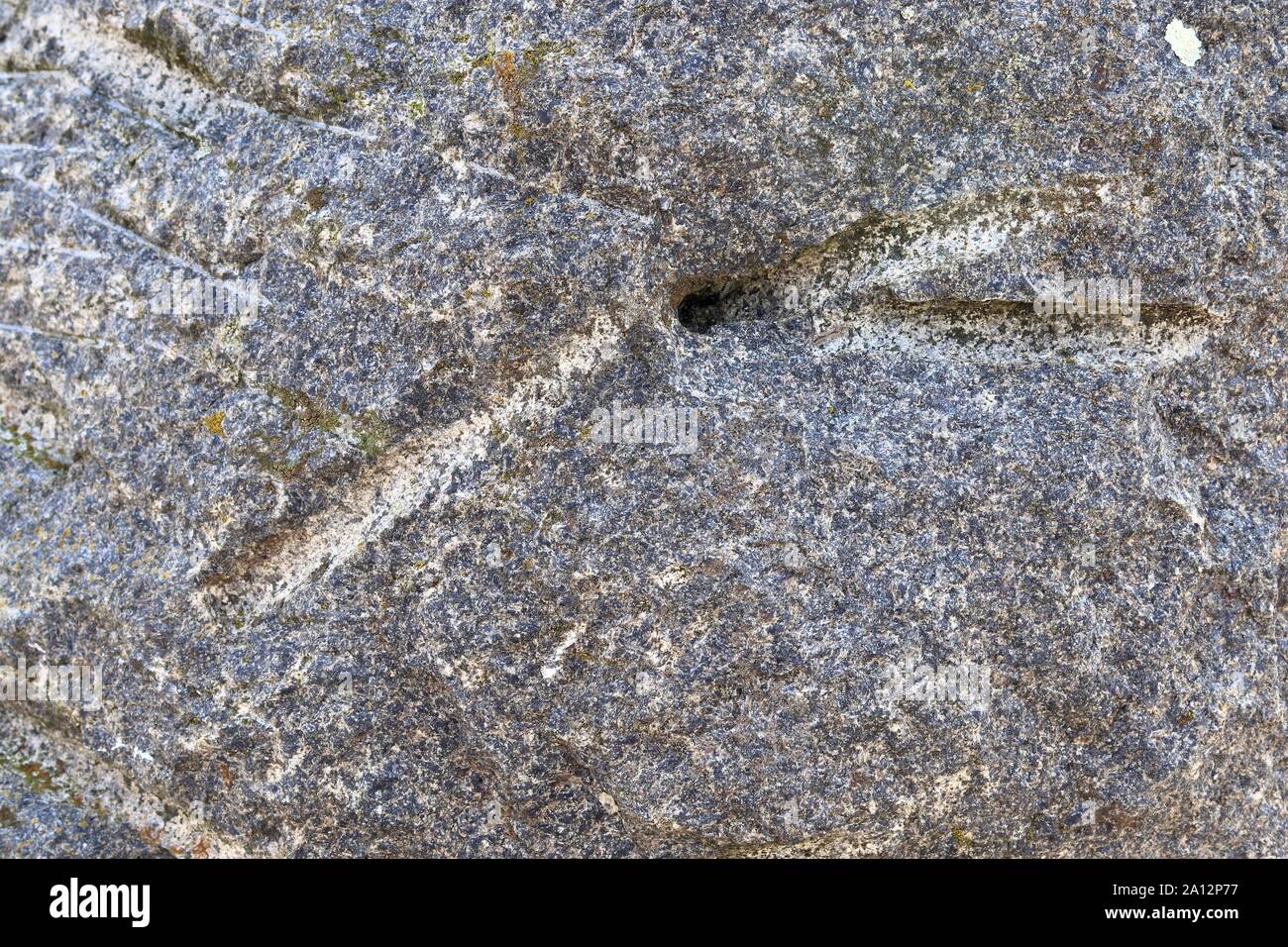 Granite stone texture in a detailed close of view in high resolution ...