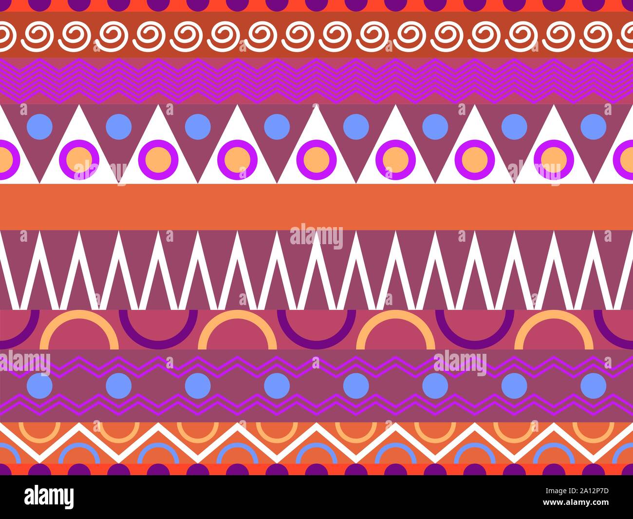 Ethnic seamless pattern. Tribal textiles, hippie fashion style for ...