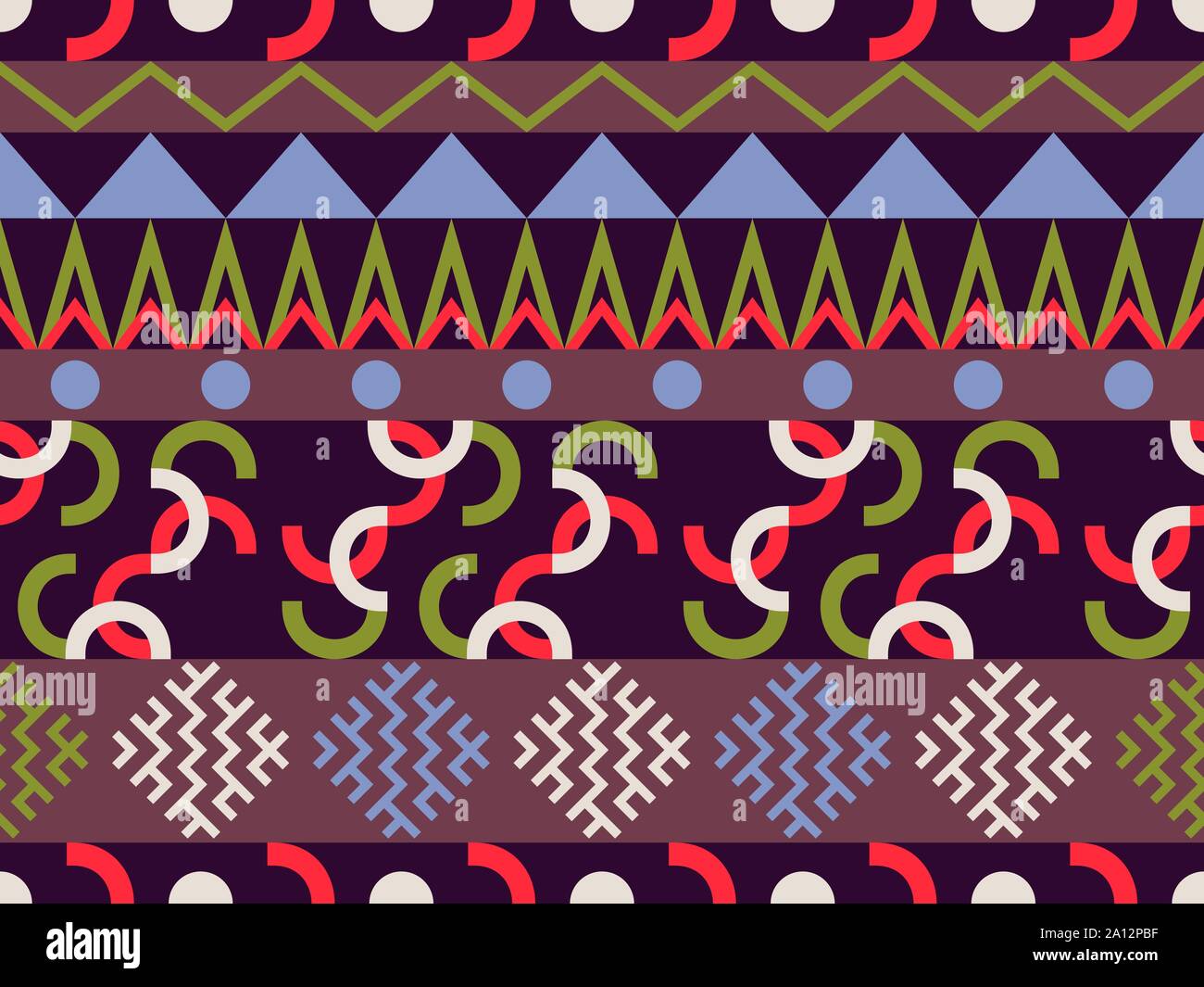 Ethnic seamless pattern. Tribal textiles, hippie fashion style for ...