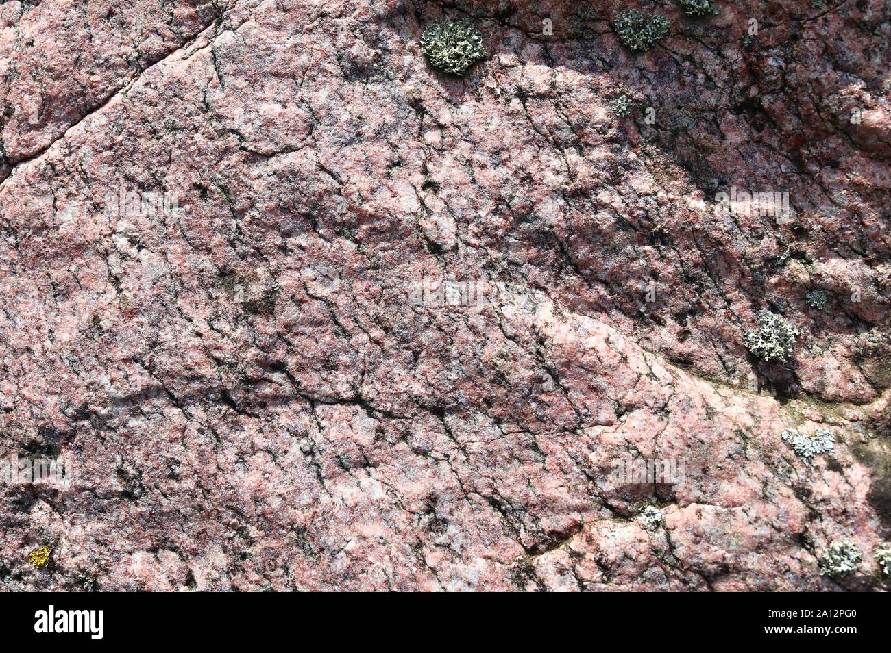 Granite stone texture in a detailed close of view in high resolution ...