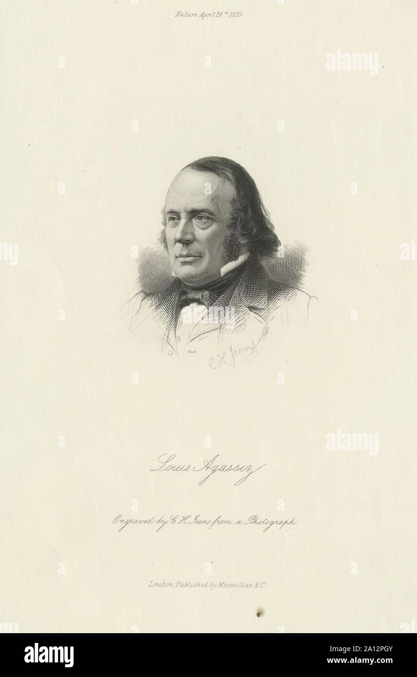 Louis Agassiz Swiss American Naturalist High Resolution Stock ...