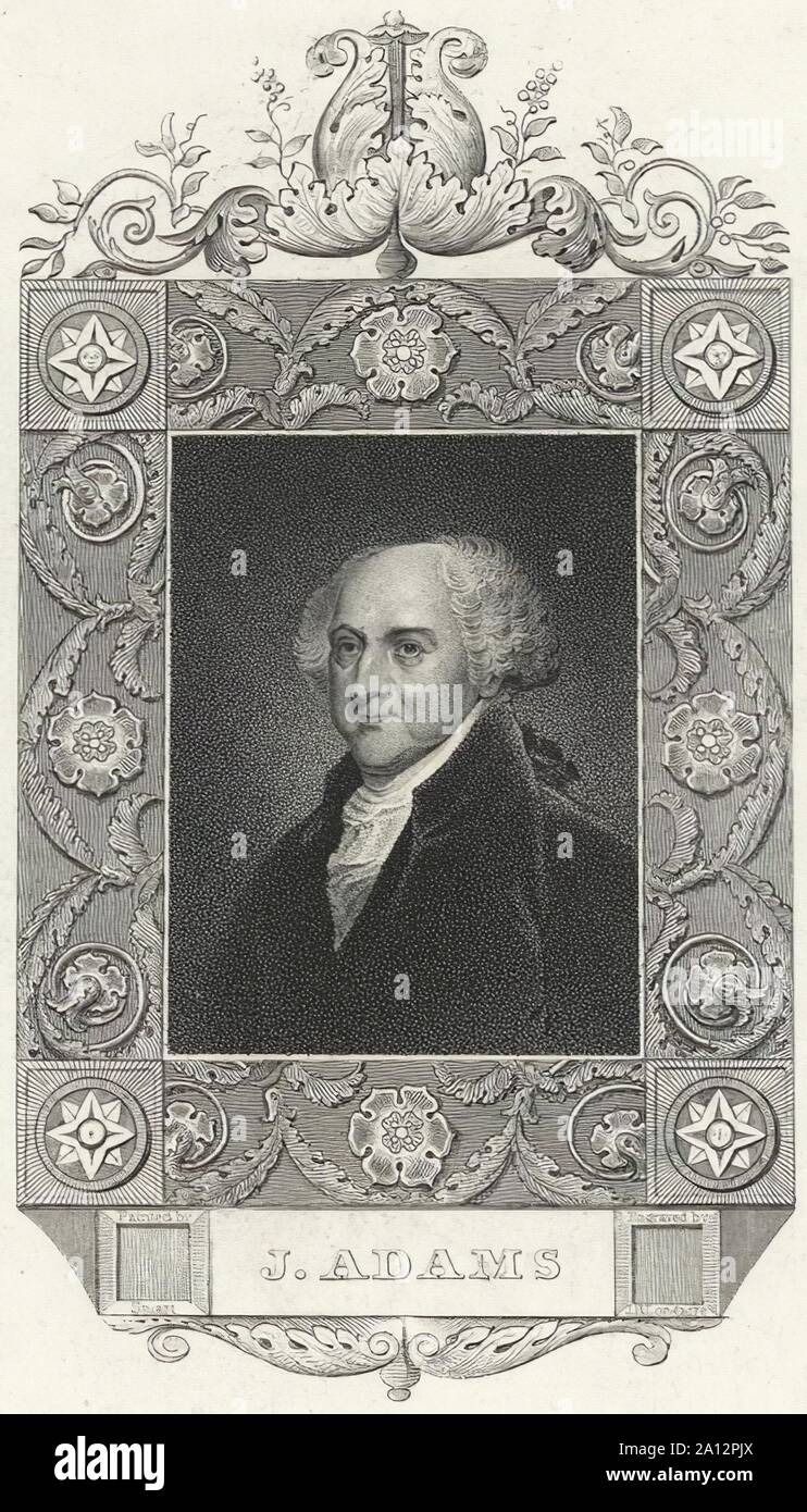 JOHN ADAMS, 1735-1826 Stock Photo - Alamy
