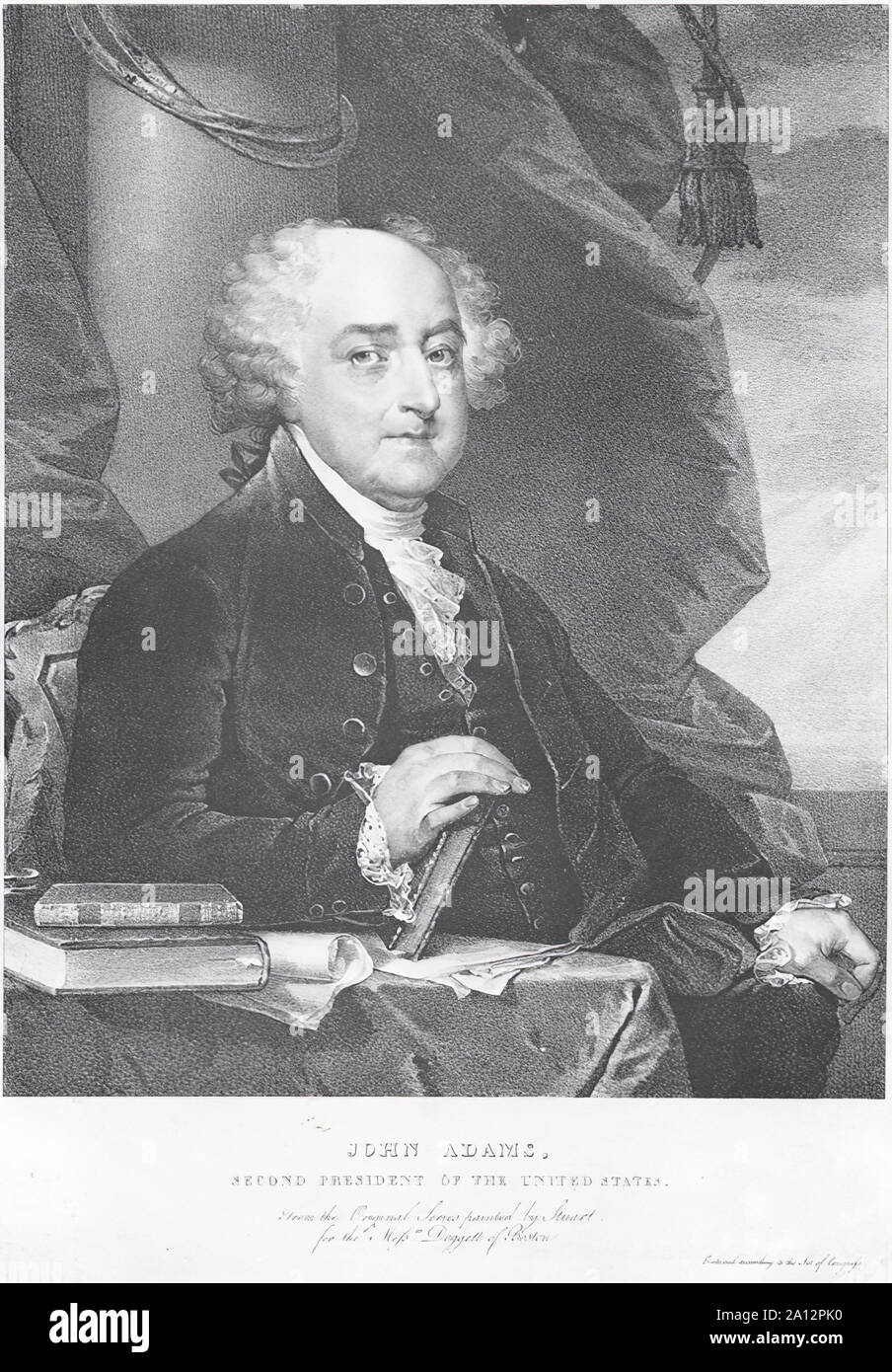JOHN ADAMS, 1735-1826 Stock Photo - Alamy