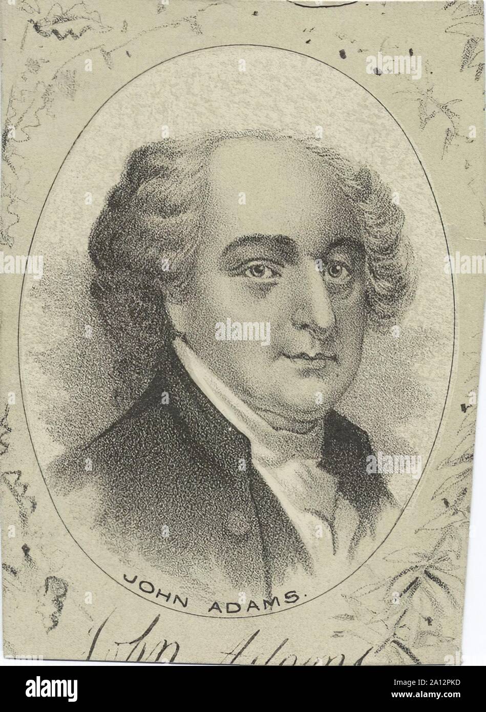 JOHN ADAMS, 1735-1826 Stock Photo - Alamy