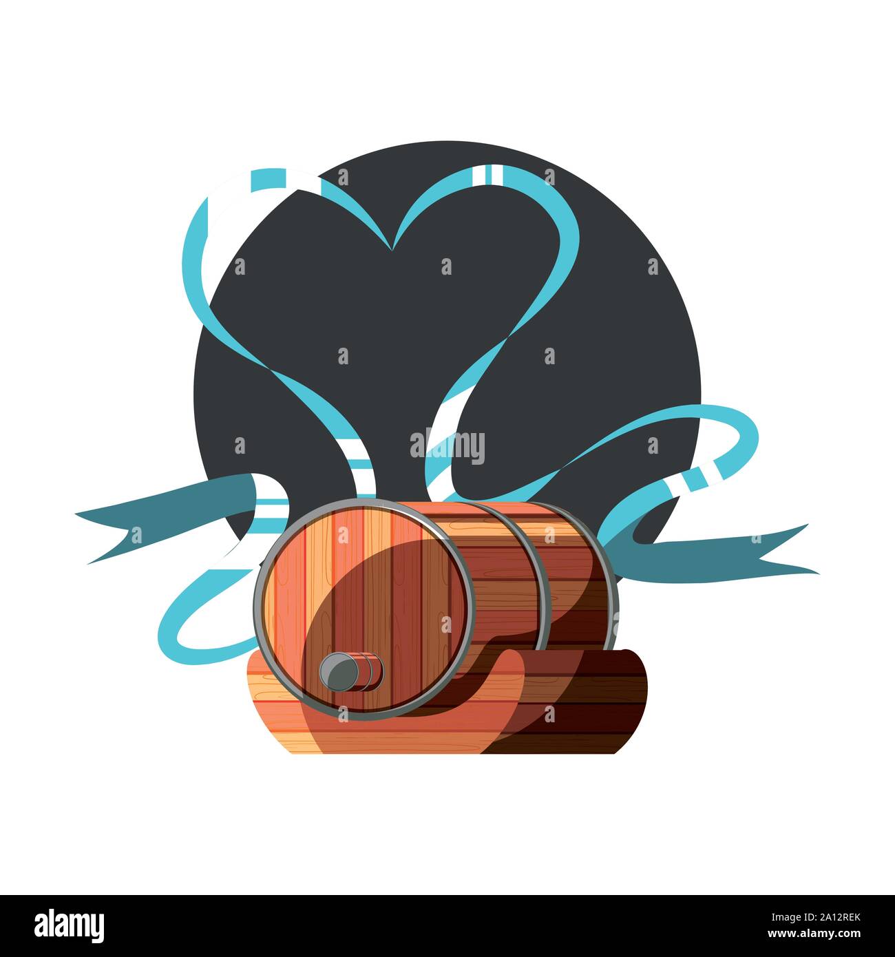 bottle beer and leaf oktoberfest pattern vector illustration design ...