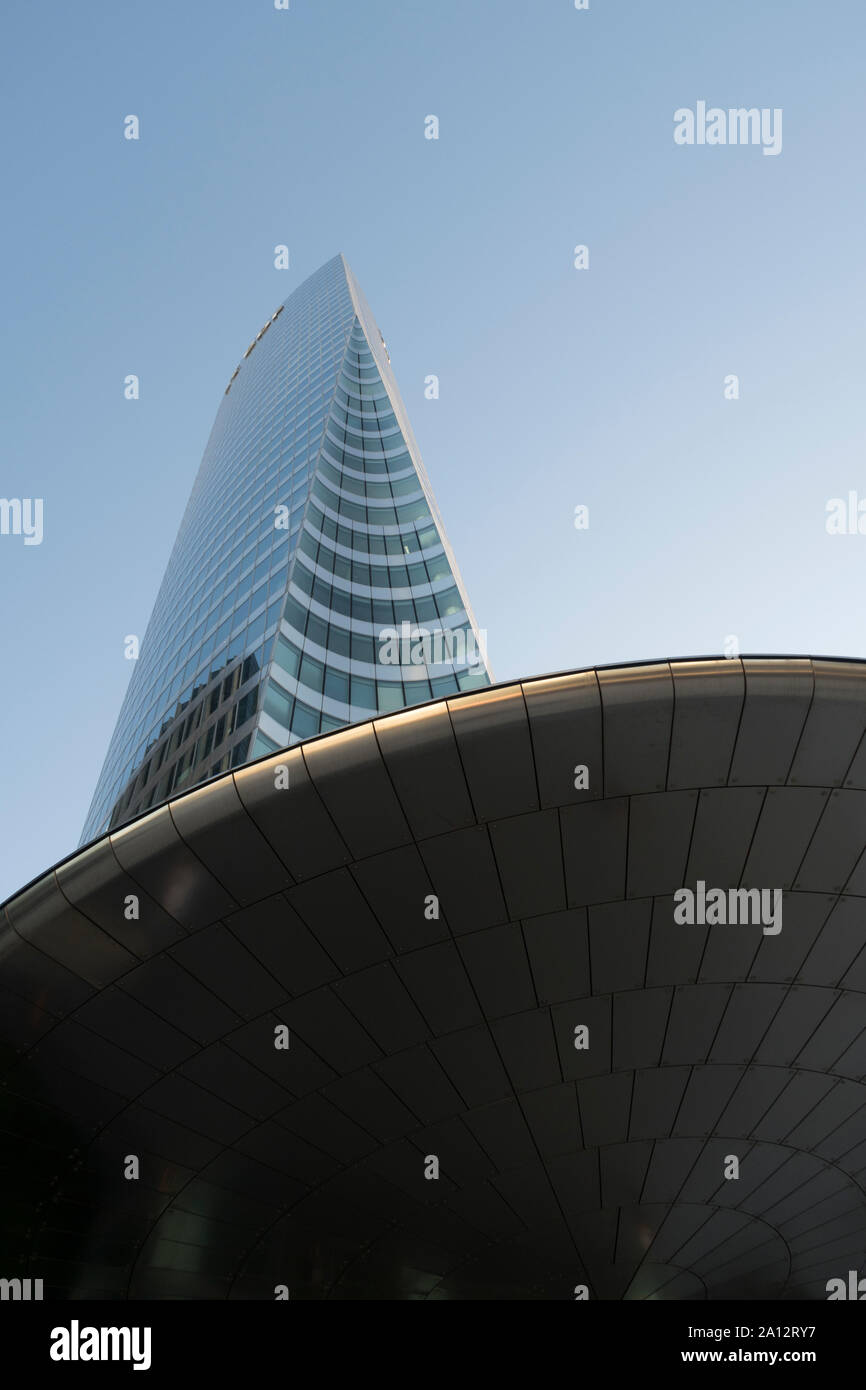 Paris, France - Sept 2, 2019: skyscrapers in financial district of La ...