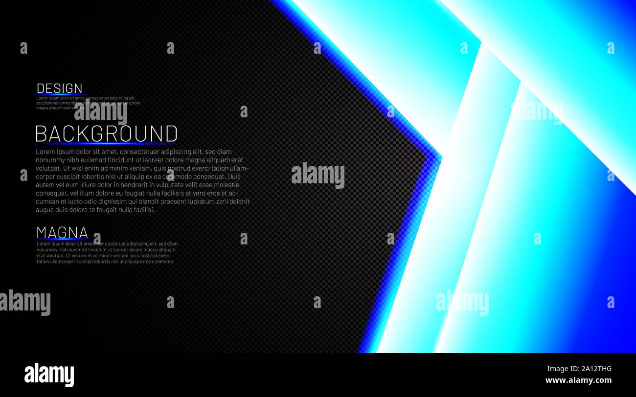 Blue triangle technology concept abstract background with steel texture ...