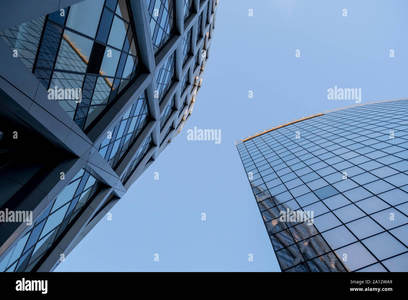 Paris, France - Sept 2, 2019: skyscrapers in financial district of La ...
