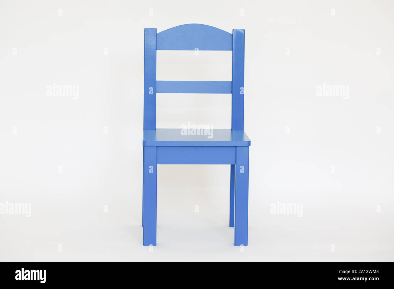 Colorful chair in a white background - Image Stock Photo - Alamy