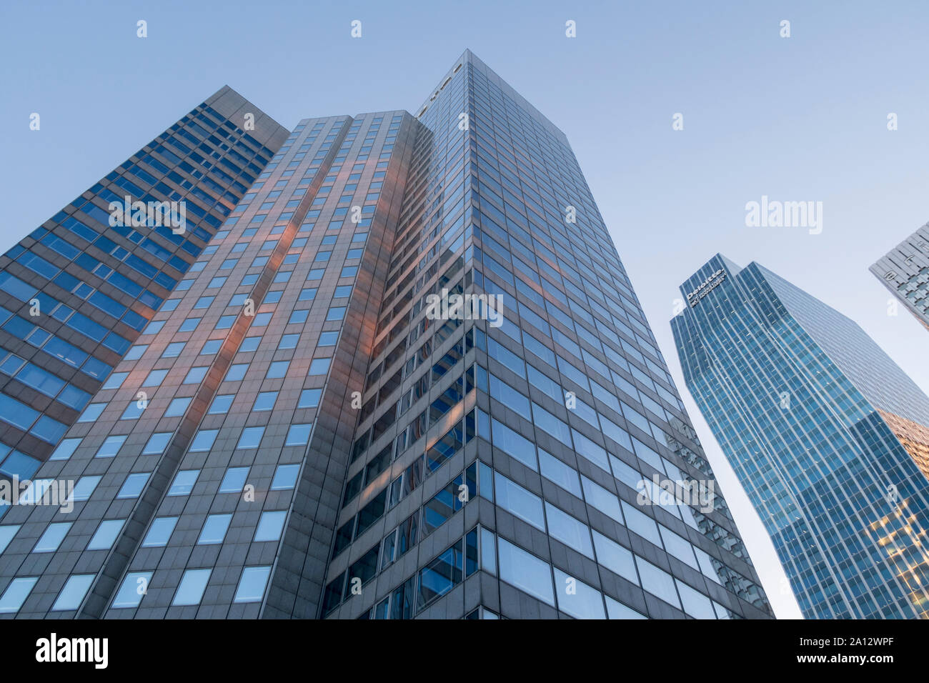 Paris, France - Sept 2, 2019: skyscrapers in financial district of La ...
