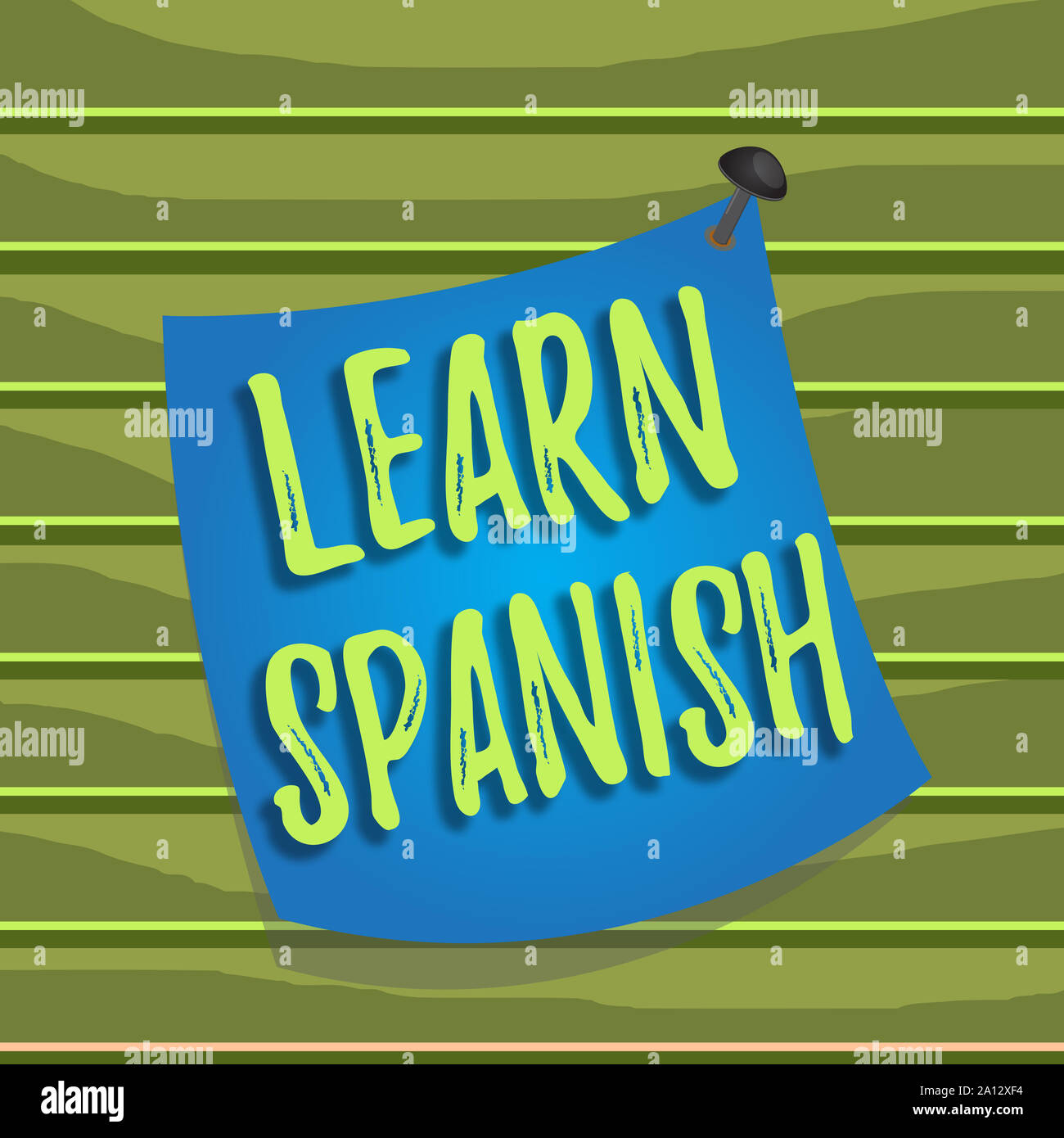 Conceptual hand writing showing Learn Spanish. Concept meaning ...