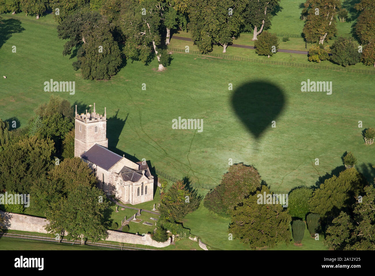 Longleat Sky Safari at the Longleat Estate in Wiltshire England Stock ...