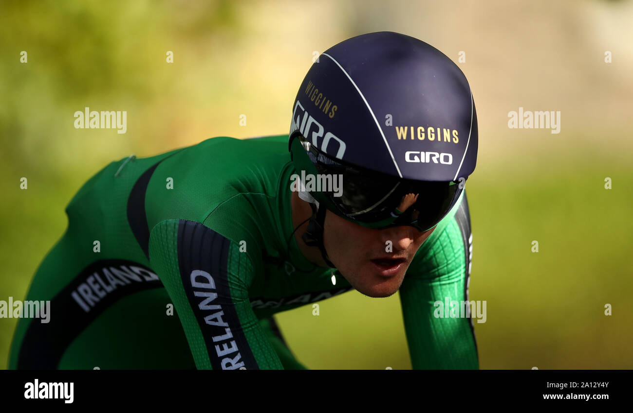 Ireland's Finley Newmark during the 2019 UCI Road World Championships ...
