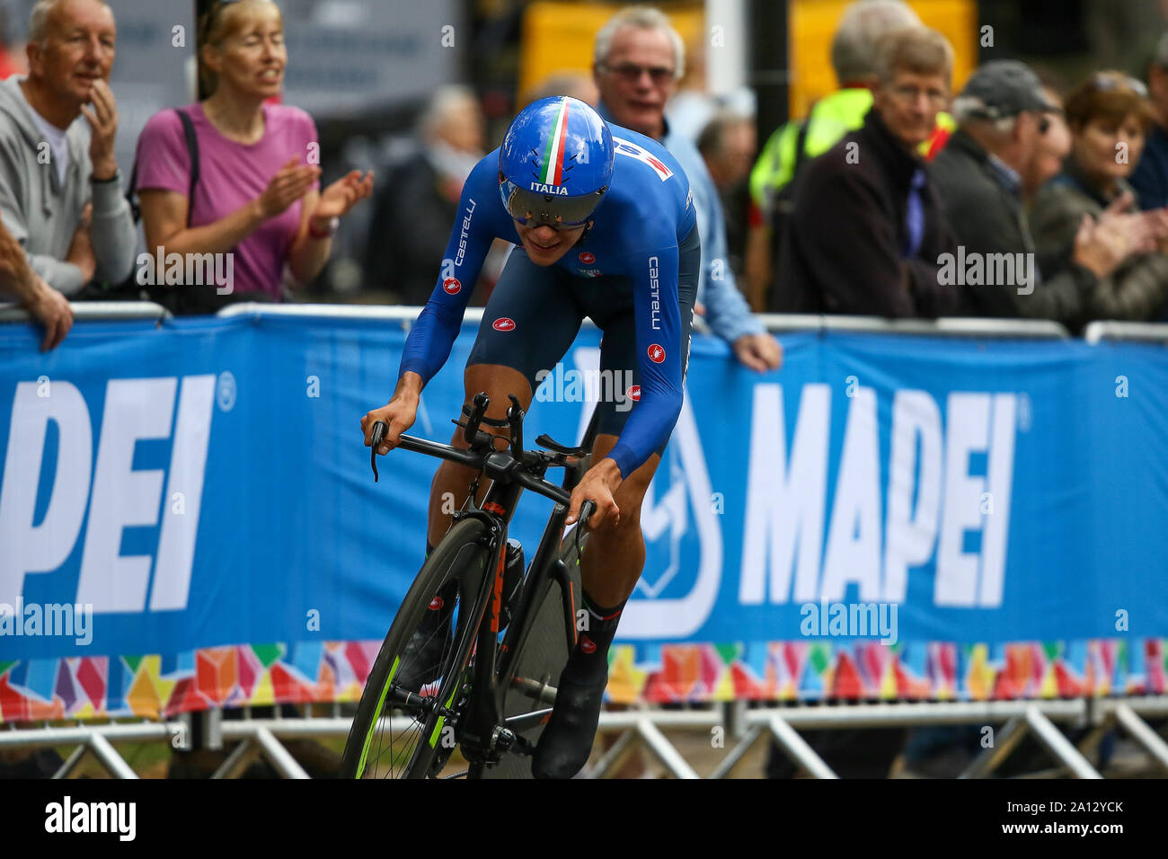 Harrogate, UK. 23rd September 2019. Antonio Tiberi of Italy takes gold ...