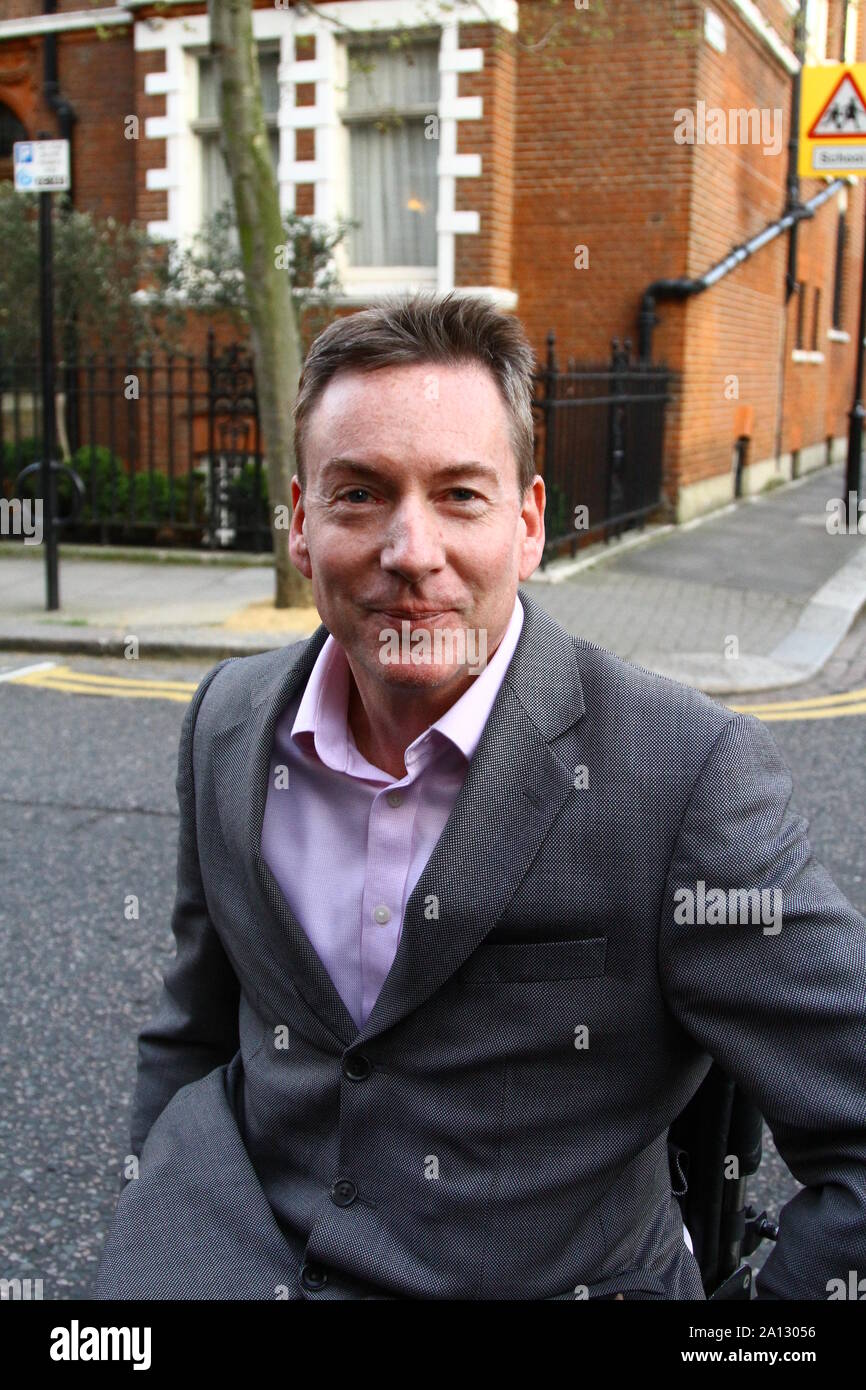 FRANK GARDNER BBC SECURITY CORRESPONDENT AND JOURNALIST PICTURED WITH ...