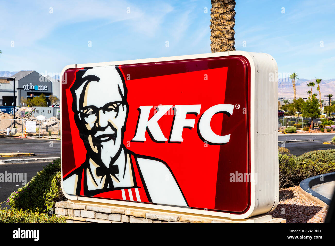 A KFC sign in Henderson Nevada USA Stock Photo - Alamy
