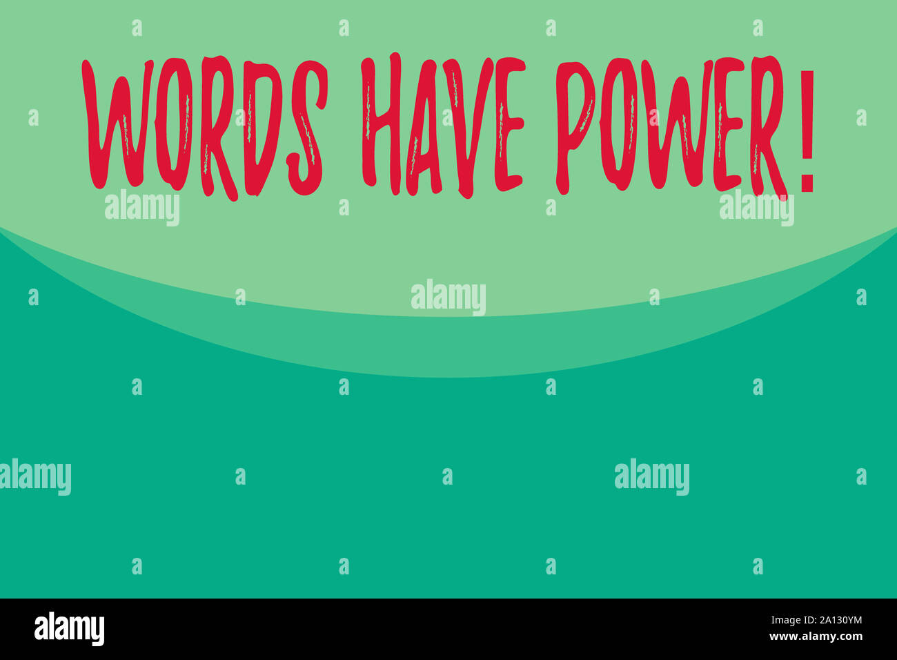 Writing note showing Words Have Power. Business concept for as they has ...