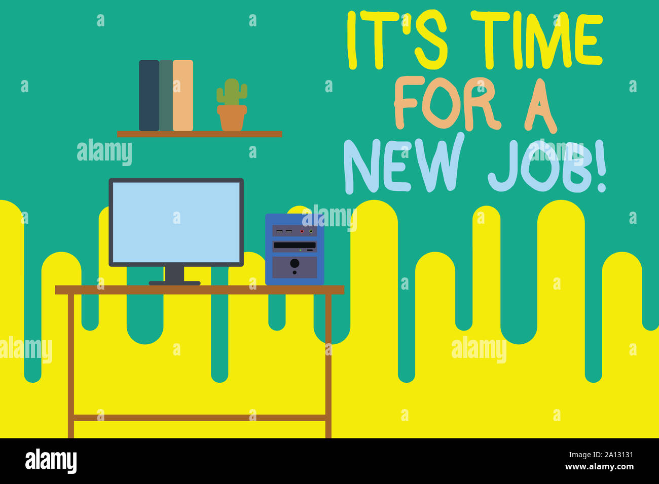 Writing note showing It S Time For A New Job. Business concept for ...