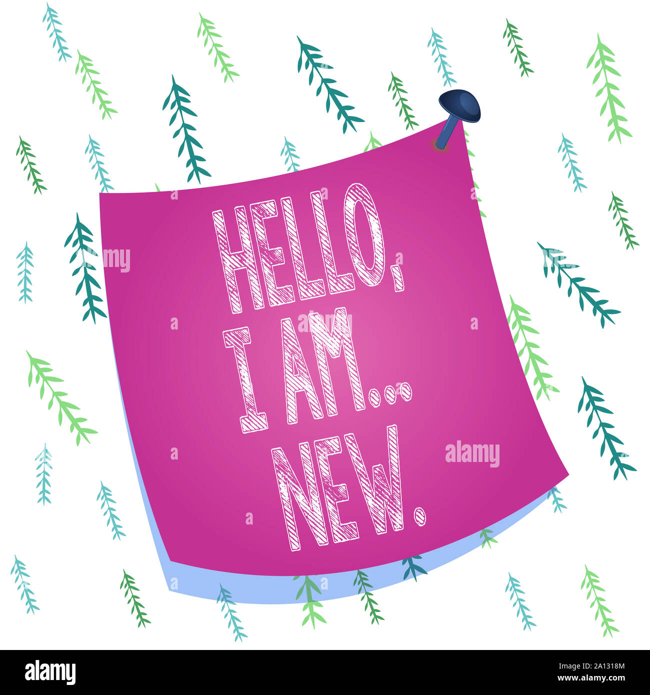 New student introducing Cut Out Stock Images & Pictures - Alamy