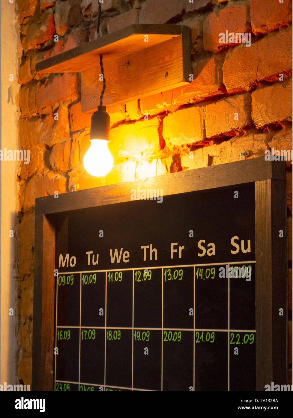 School notice board teacher hi-res stock photography and images - Alamy