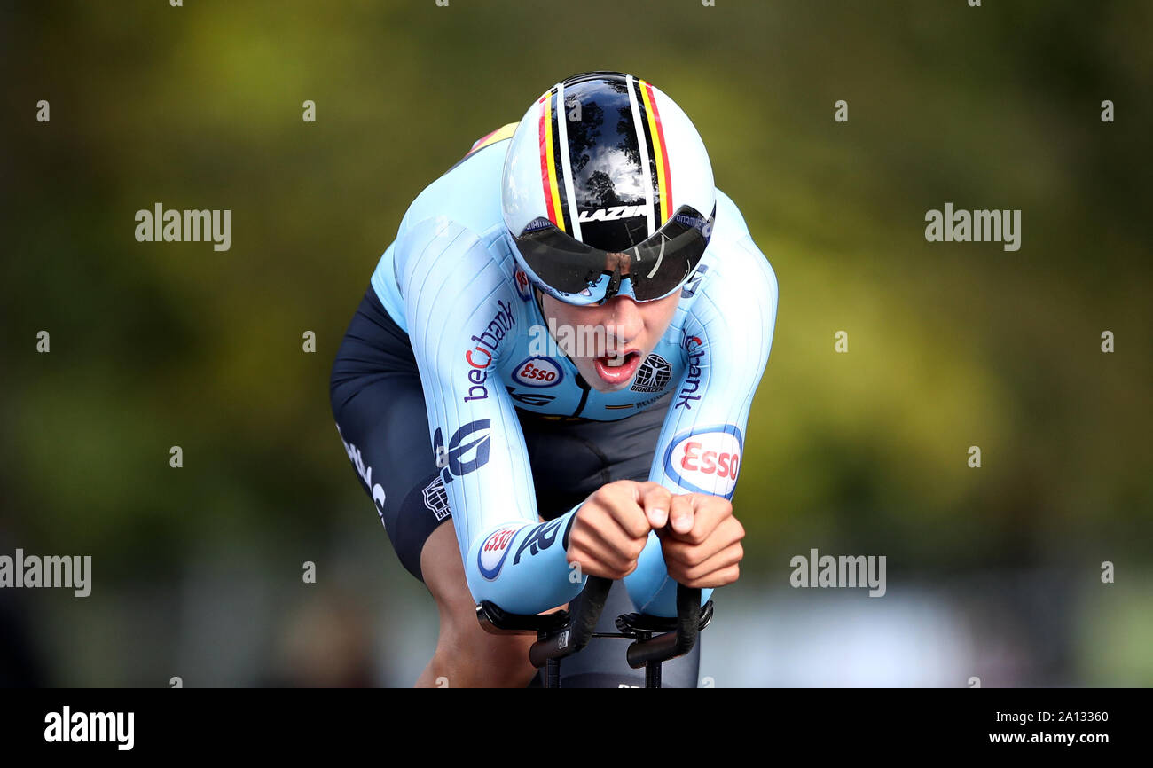 Belgium's Lars van Ryckeghem during the 2019 UCI Road World ...