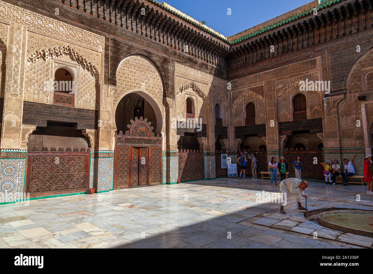 Wudu involves washing the hands, mouth, nostrils, arms, head and feet ...