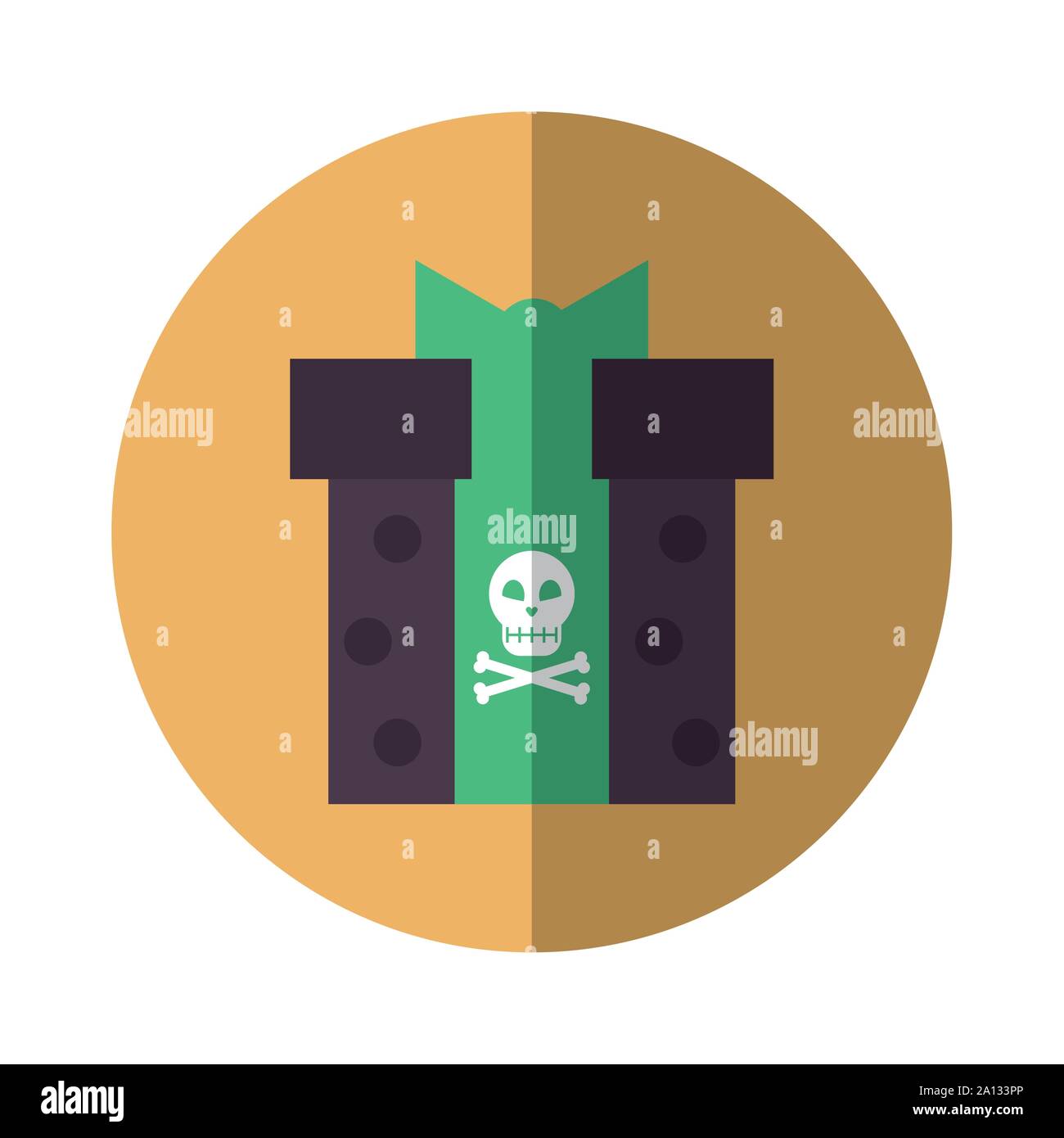 Skull present Stock Vector Images - Alamy