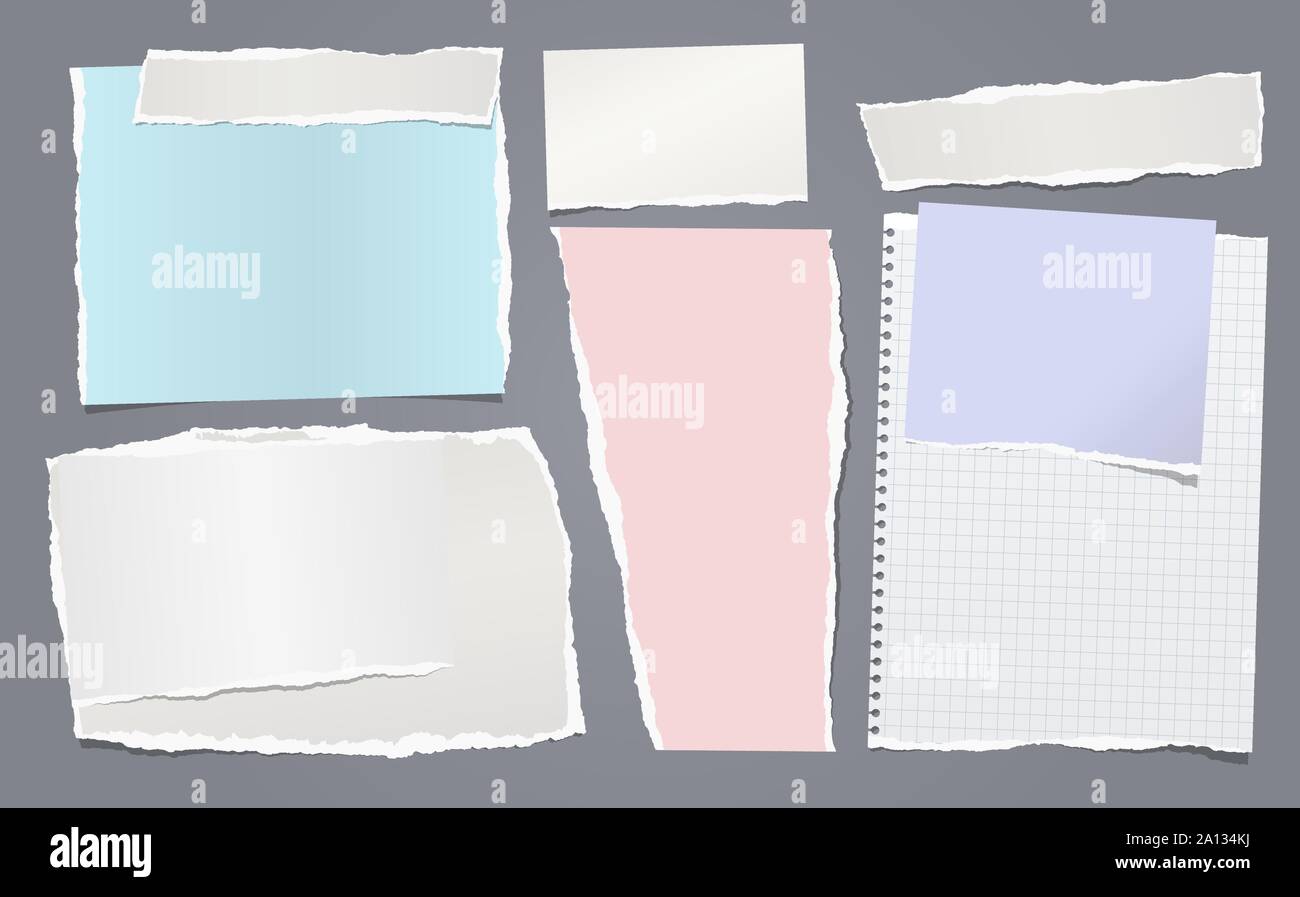 Pink blank paper stuck Stock Vector Images - Alamy