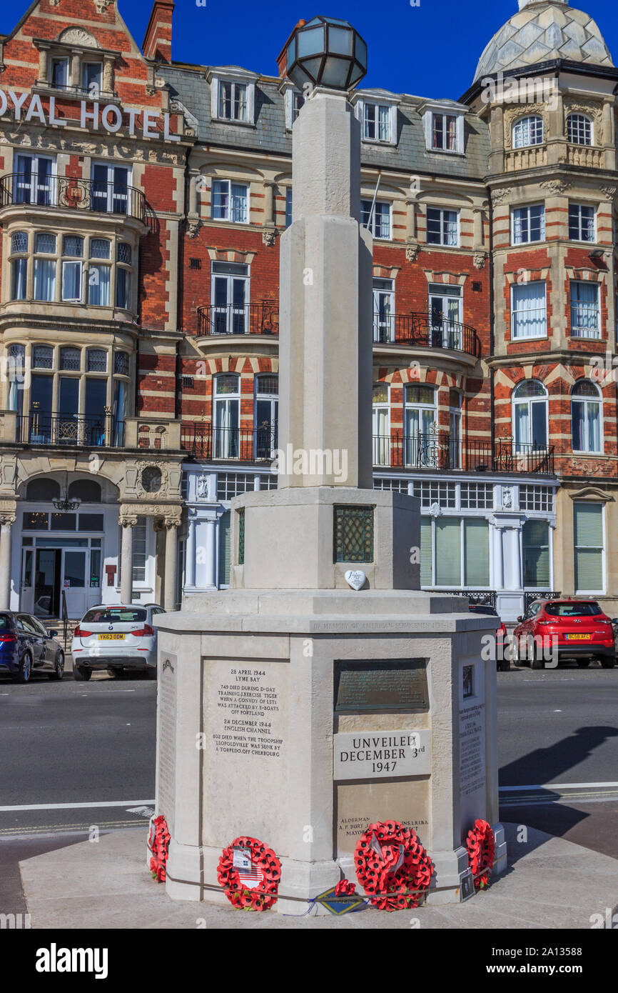 Weymouth american war memorial hi-res stock photography and images - Alamy