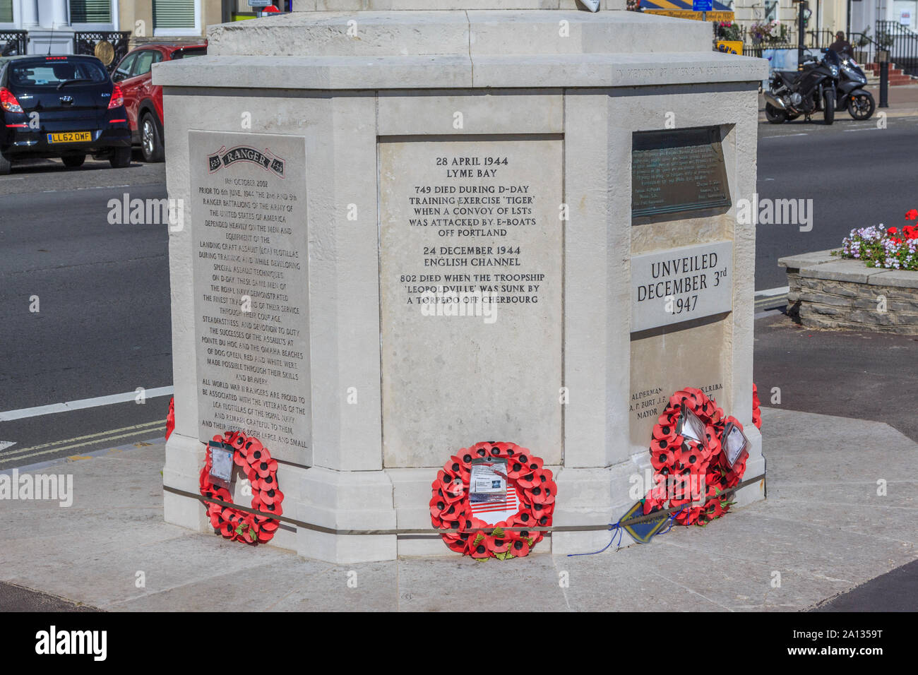 memorial to american servicemen, rangers and women second world war ...