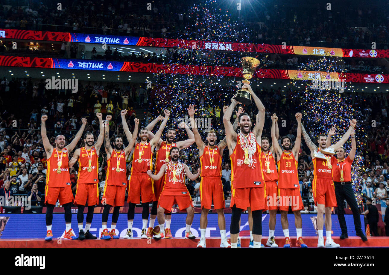 Spain: FIBA Basketball World Champion, China 2019 Stock Photo - Alamy
