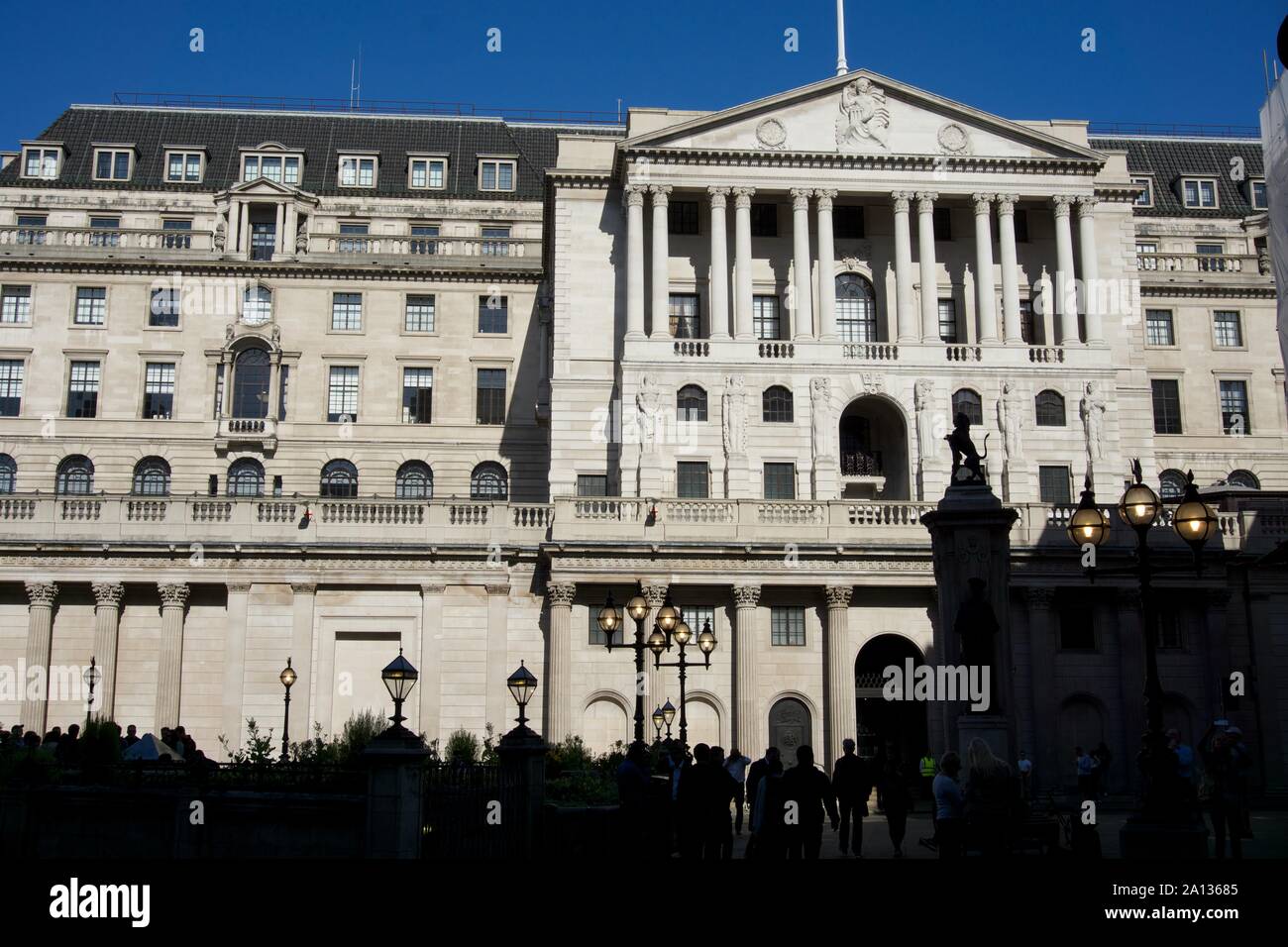 Traditional architecture around bank station Stock Photo - Alamy