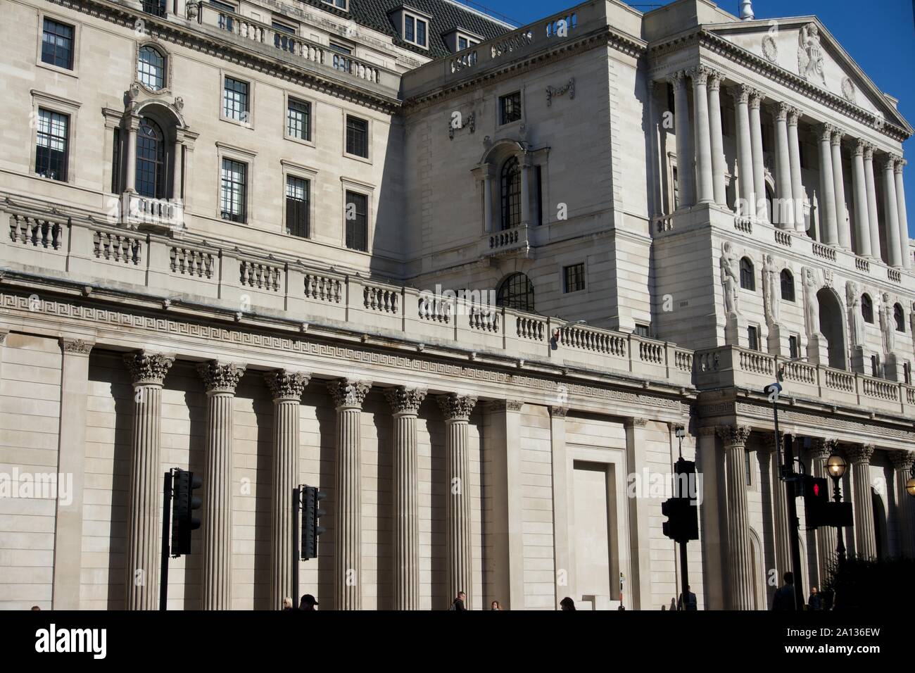 Traditional architecture around bank station Stock Photo - Alamy