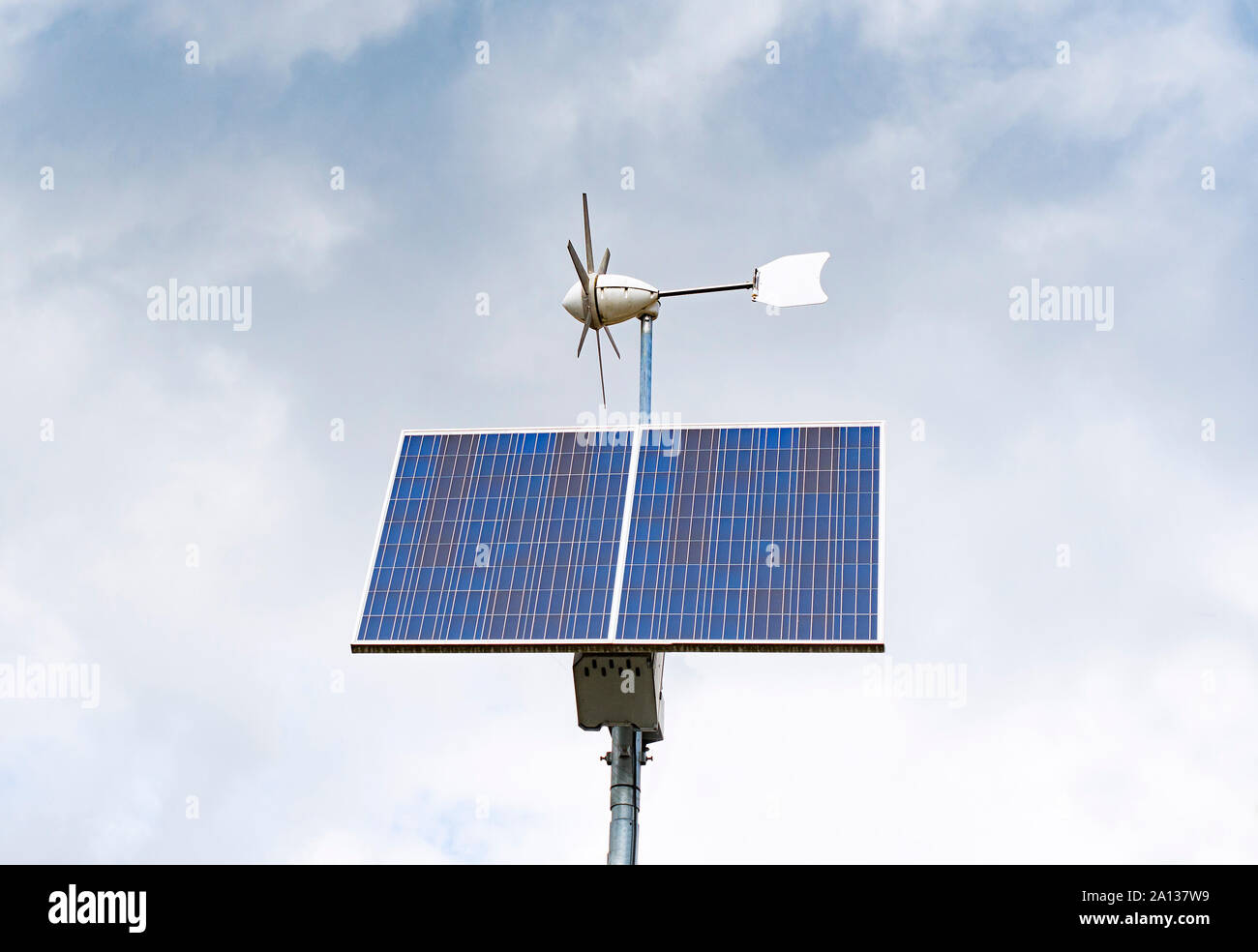 Solar and wind turbine hi-res stock photography and images - Alamy