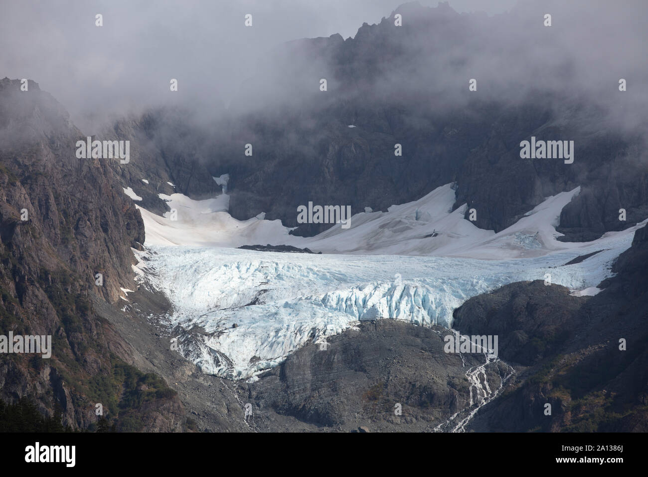Glacier Alaska, slowly melting Stock Photo - Alamy