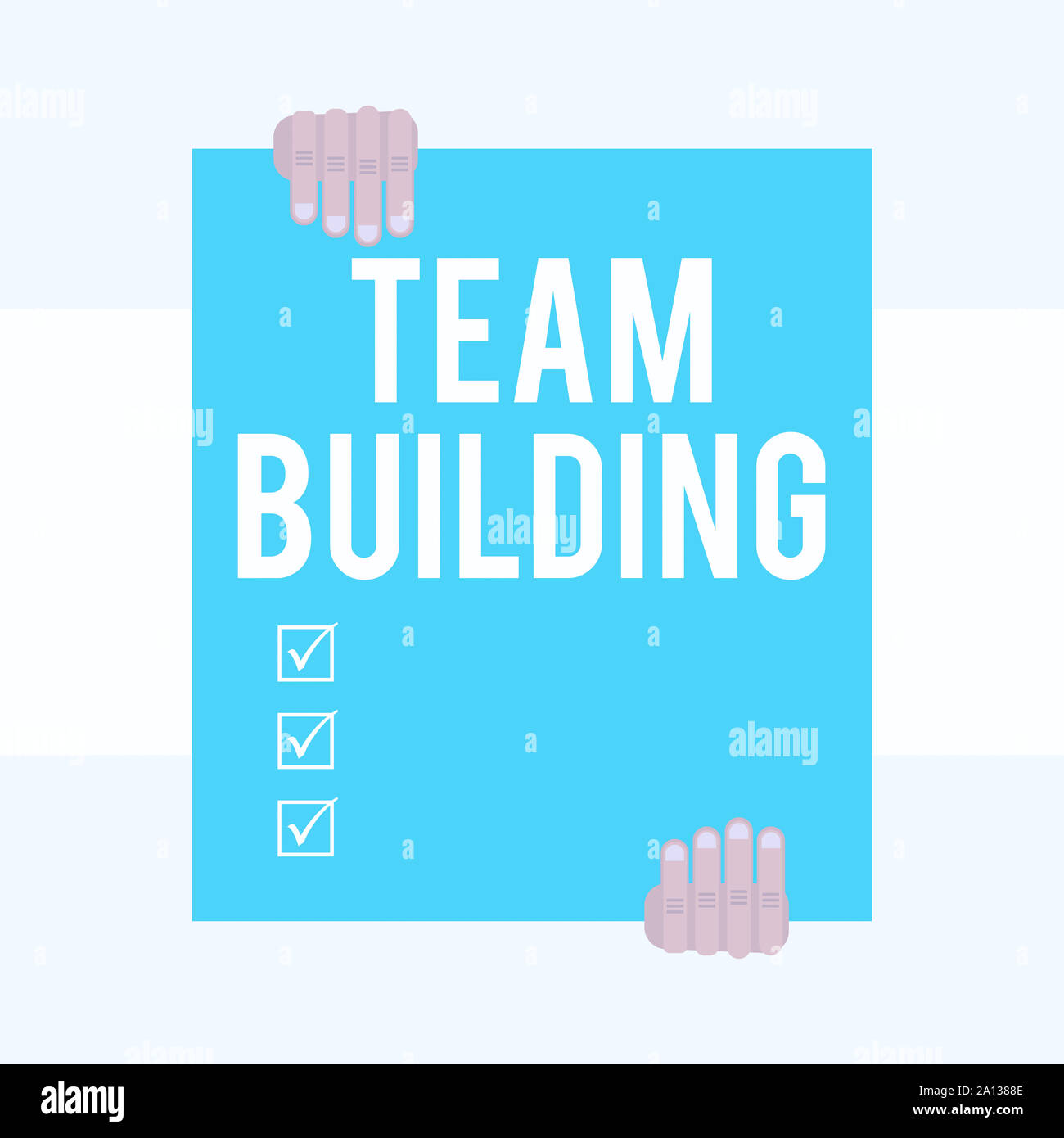Writing note showing Team Building. Business concept for Types of ...