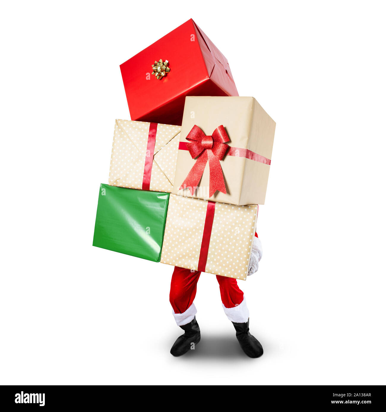 Christmas presents pile hi-res stock photography and images - Alamy