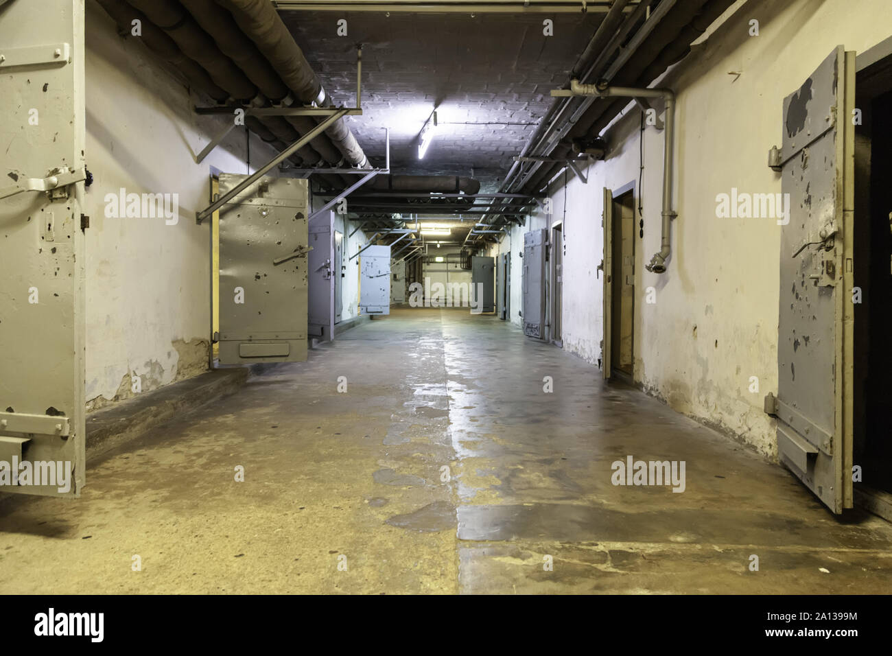 Old German jail, detail of confinement and crime, justice Stock Photo ...