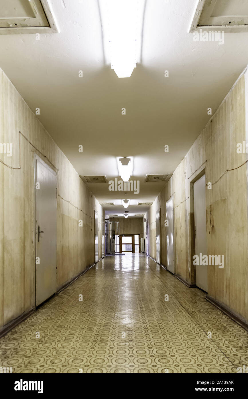 Old German jail, detail of confinement and crime, justice Stock Photo ...