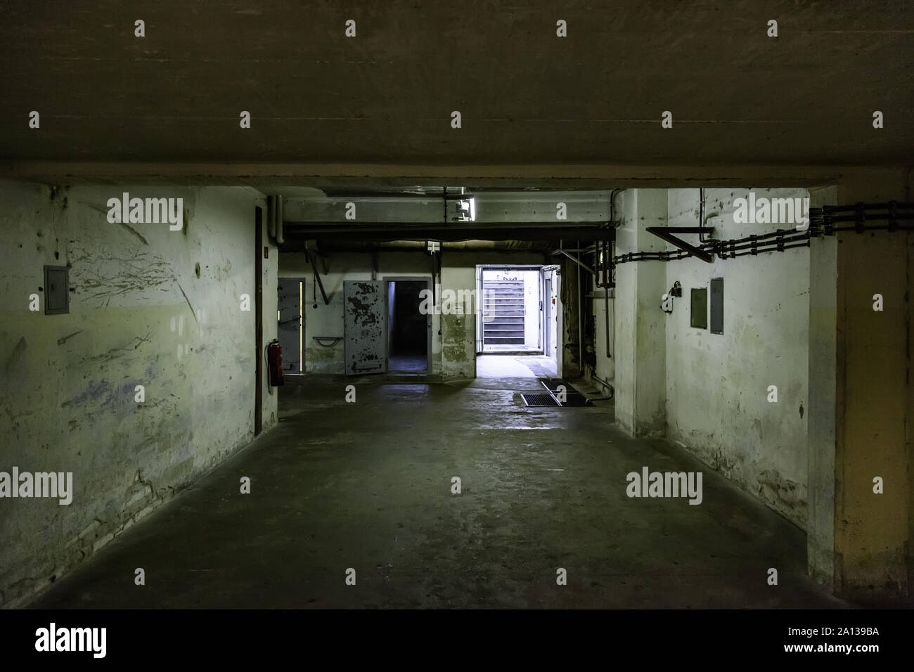Old jail with cells, detail of crime and justice Stock Photo - Alamy