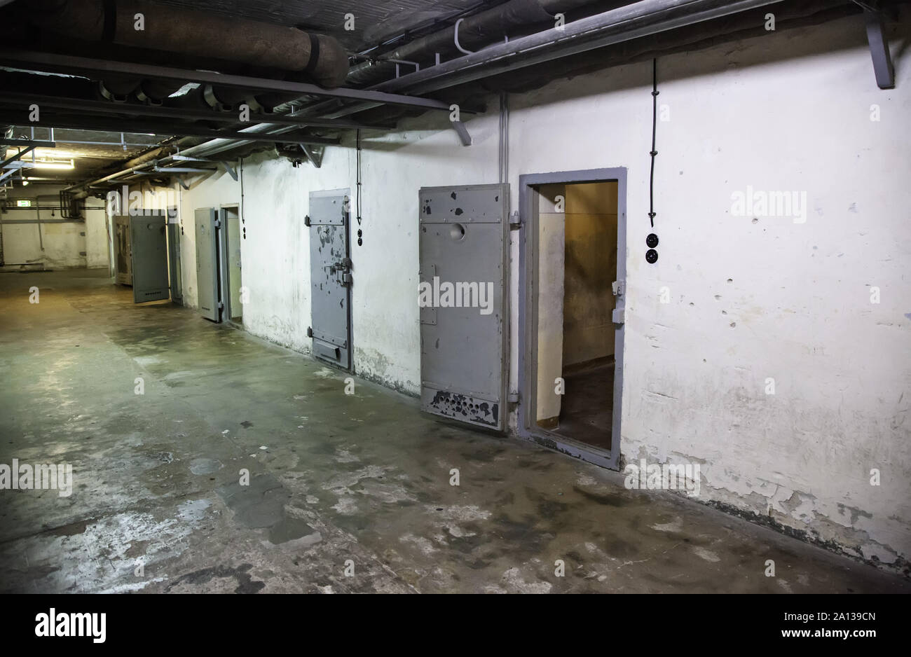 Old German jail, detail of confinement and crime, justice Stock Photo ...