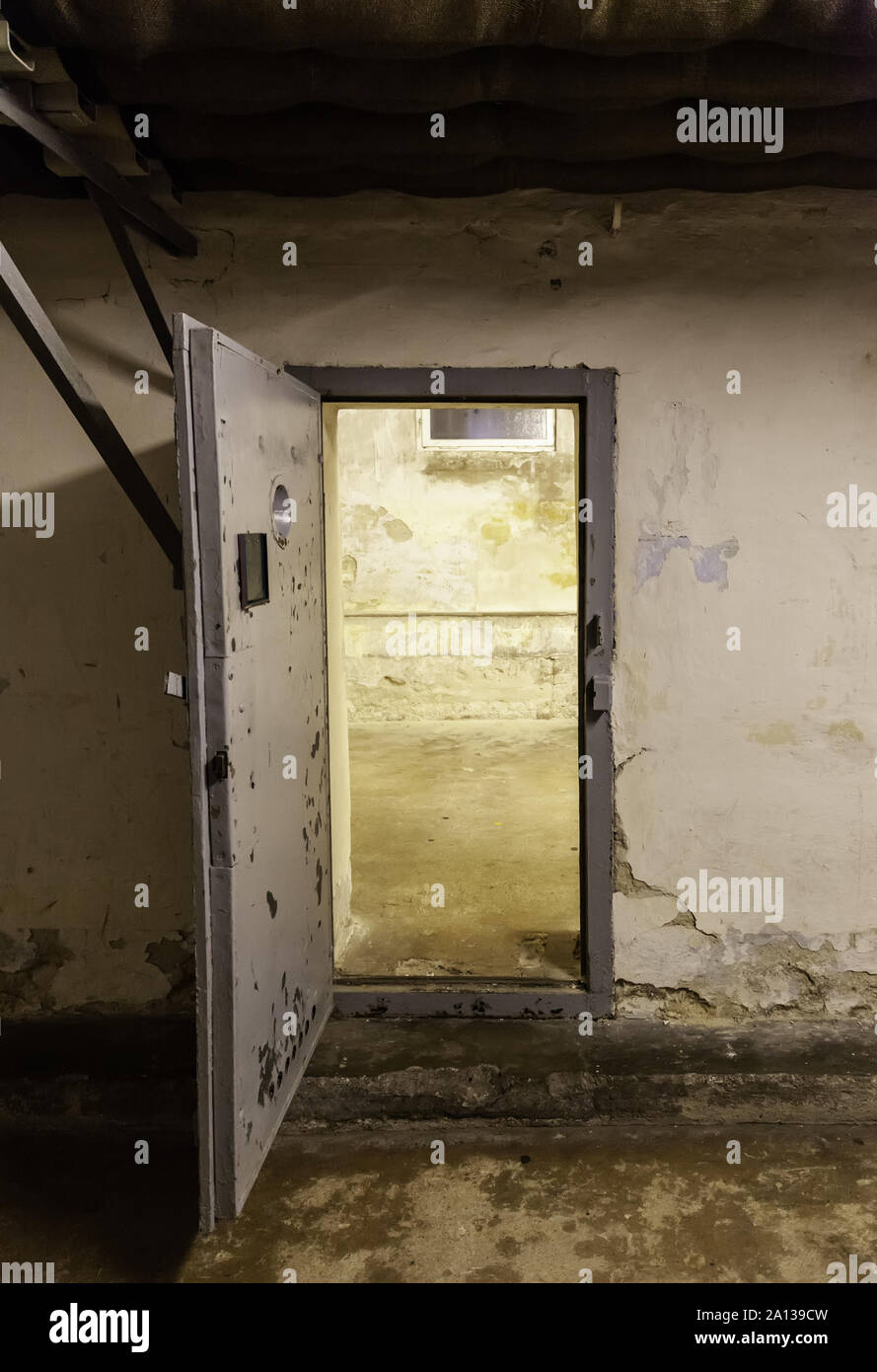 Old German jail, detail of confinement and crime, justice Stock Photo ...