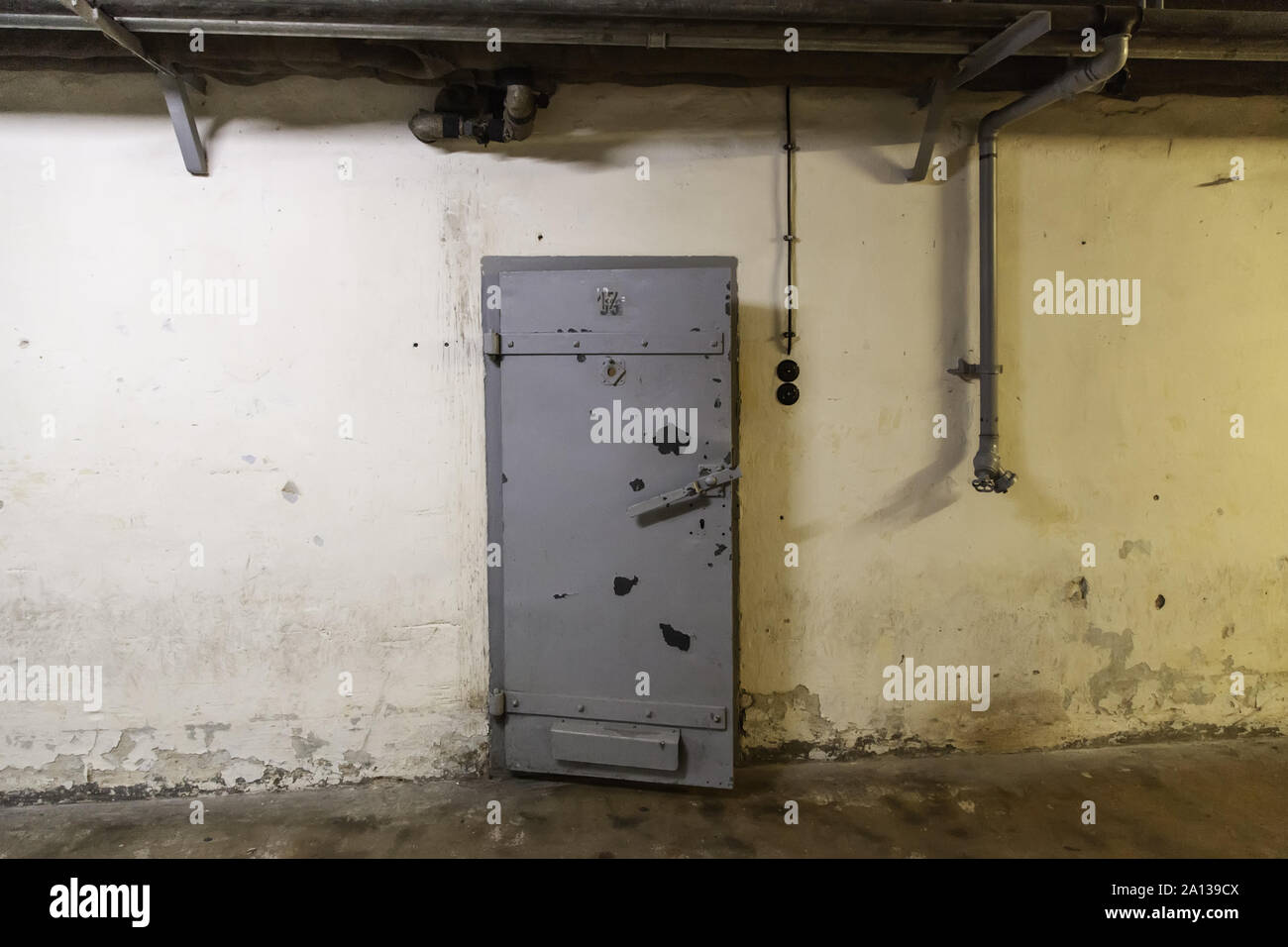 Old German jail, detail of confinement and crime, justice Stock Photo ...