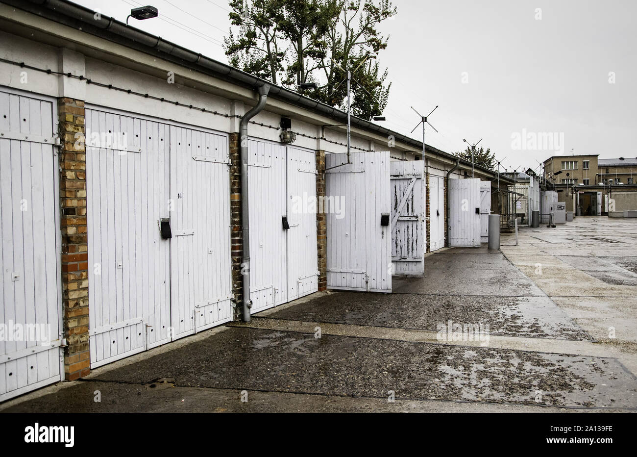 Old German jail, detail of confinement and crime, justice Stock Photo ...