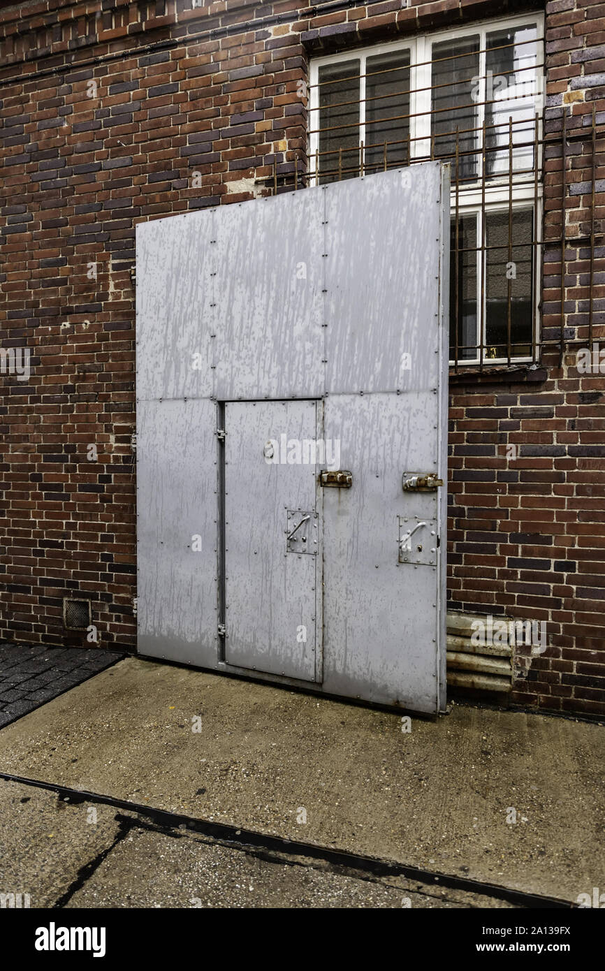 Old German jail, detail of confinement and crime, justice Stock Photo ...