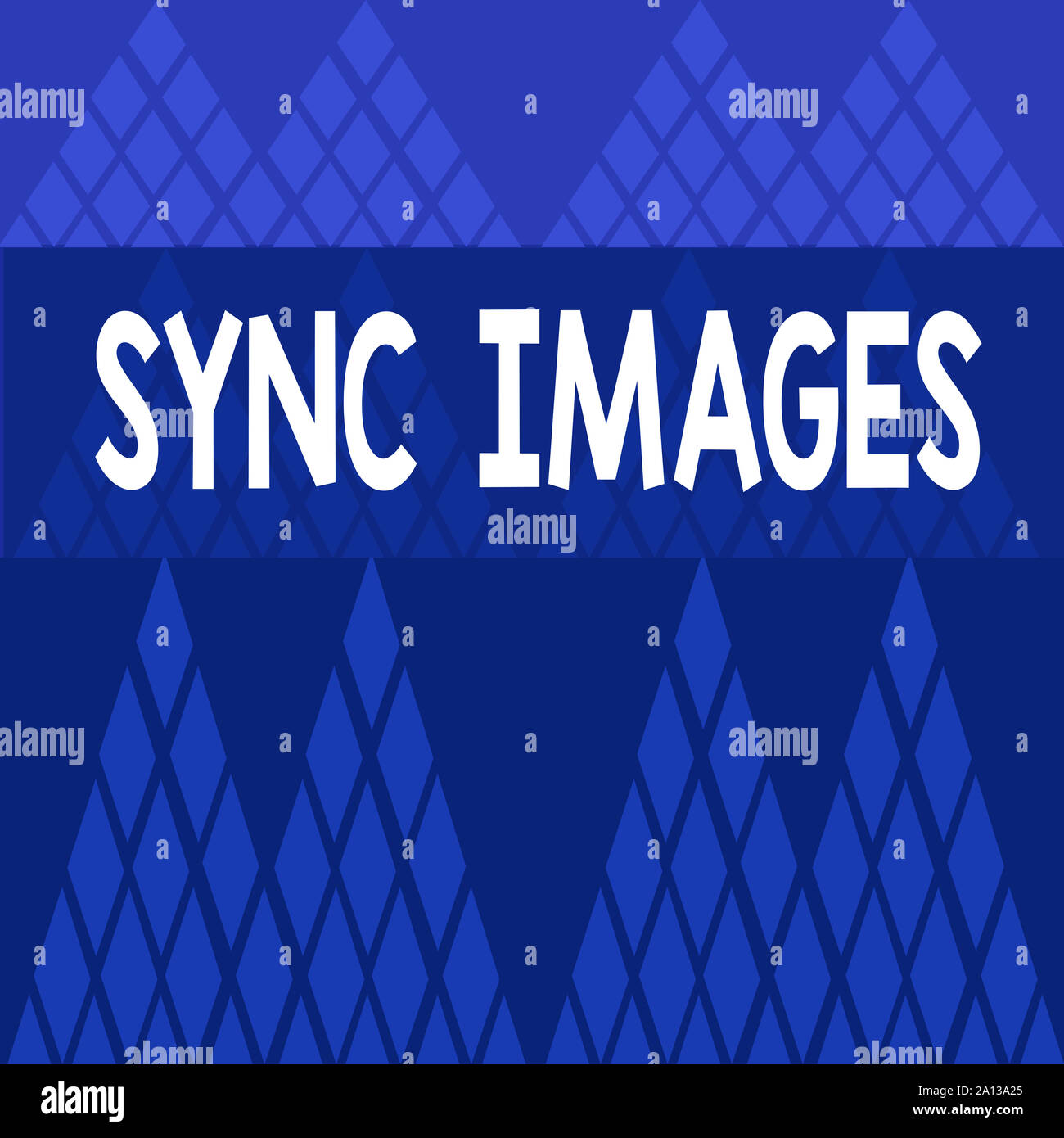 Writing note showing Sync Images. Business concept for Making photos ...
