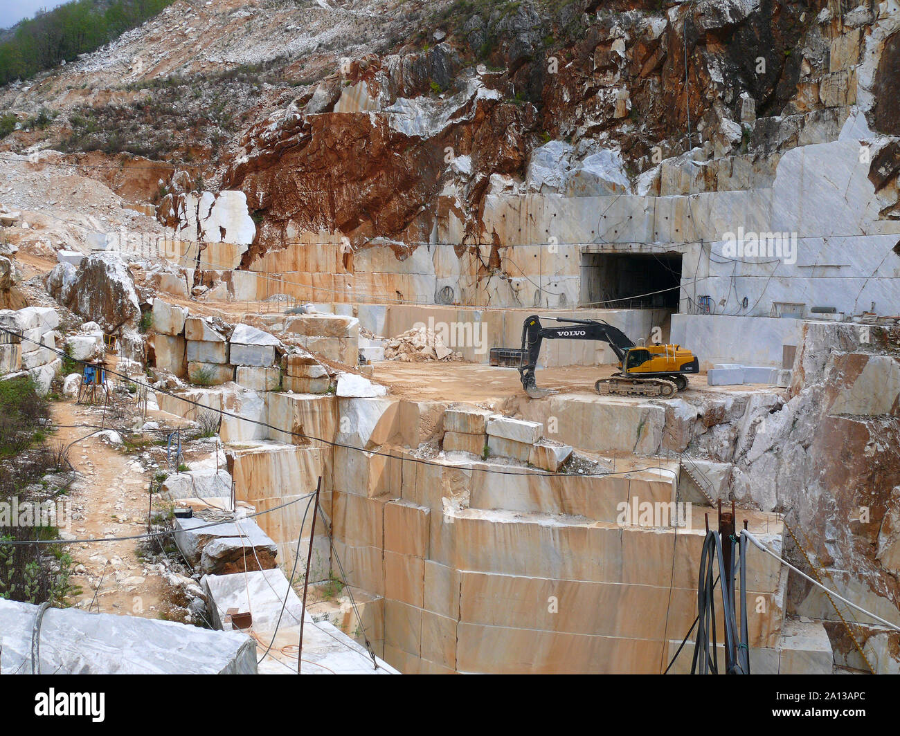 Marble quarry, Carrara, Tuscany, Italy, Europe Stock Photo - Alamy