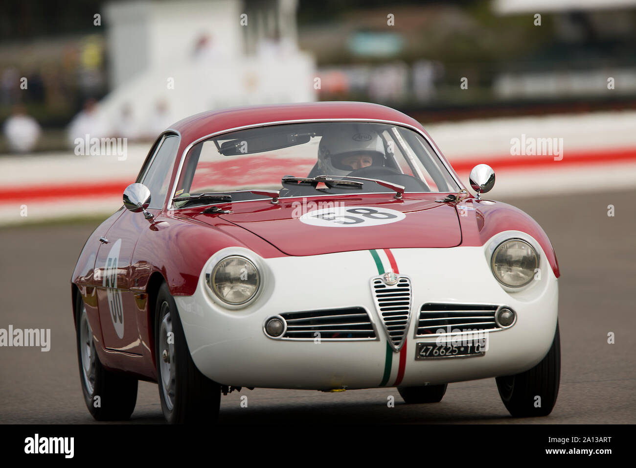 1961 Alfa Romeo Giulietta Sprint Zagato driven by Sharon Adelman in the ...