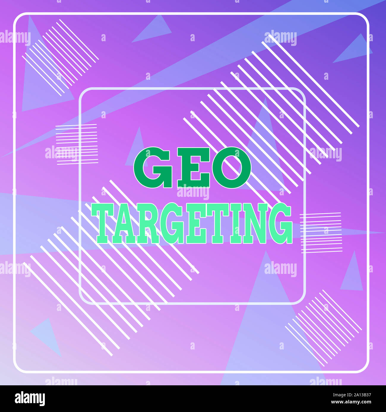 Word writing text Geo Targeting. Business photo showcasing Digital Ads ...